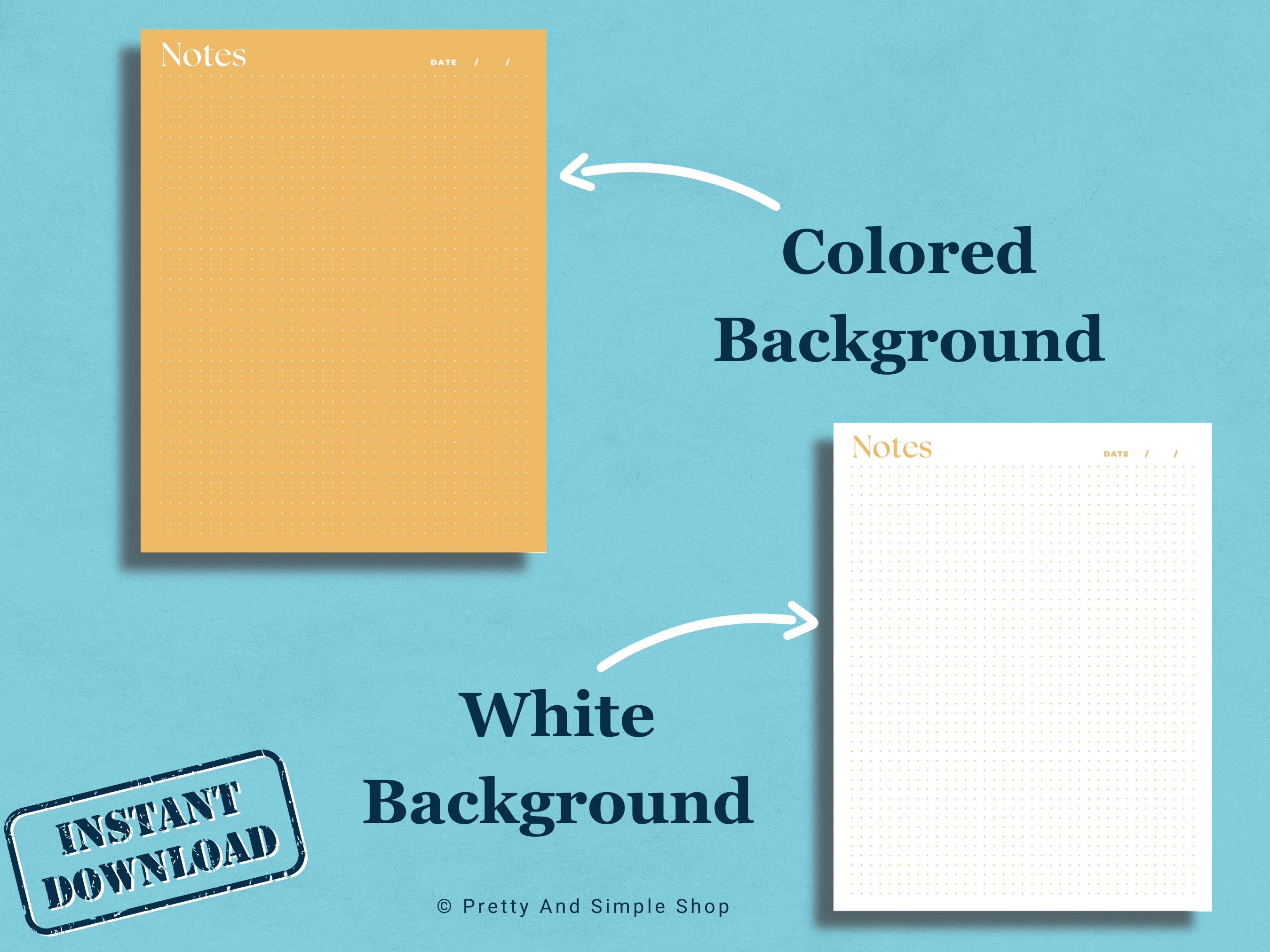 Cottagecore Onenote Notes Template, Dot Grid Onenote Digital Notepad ...