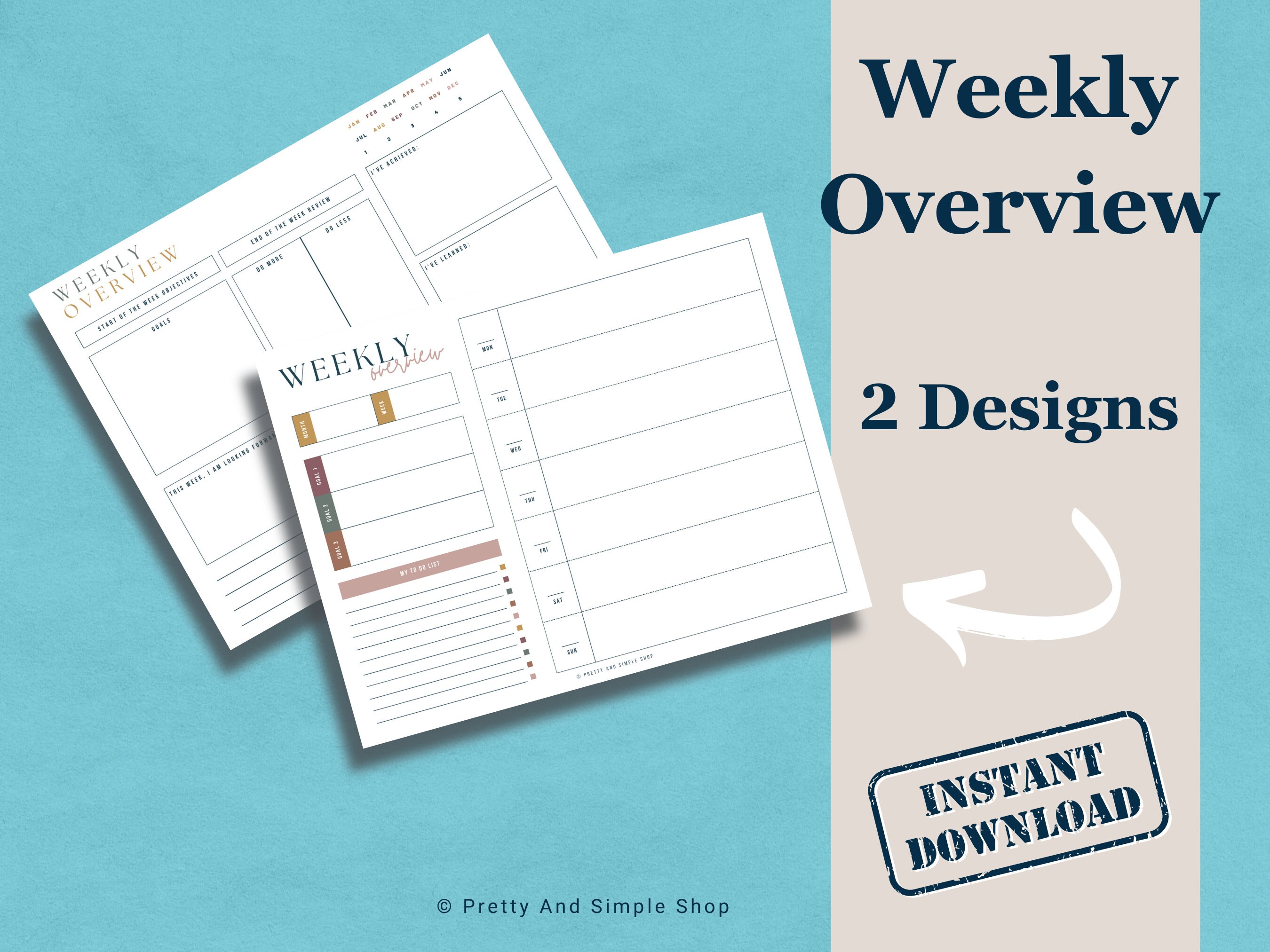 Boho Onenote Weekly Planner Templates for Work Professionals, Weekly to ...