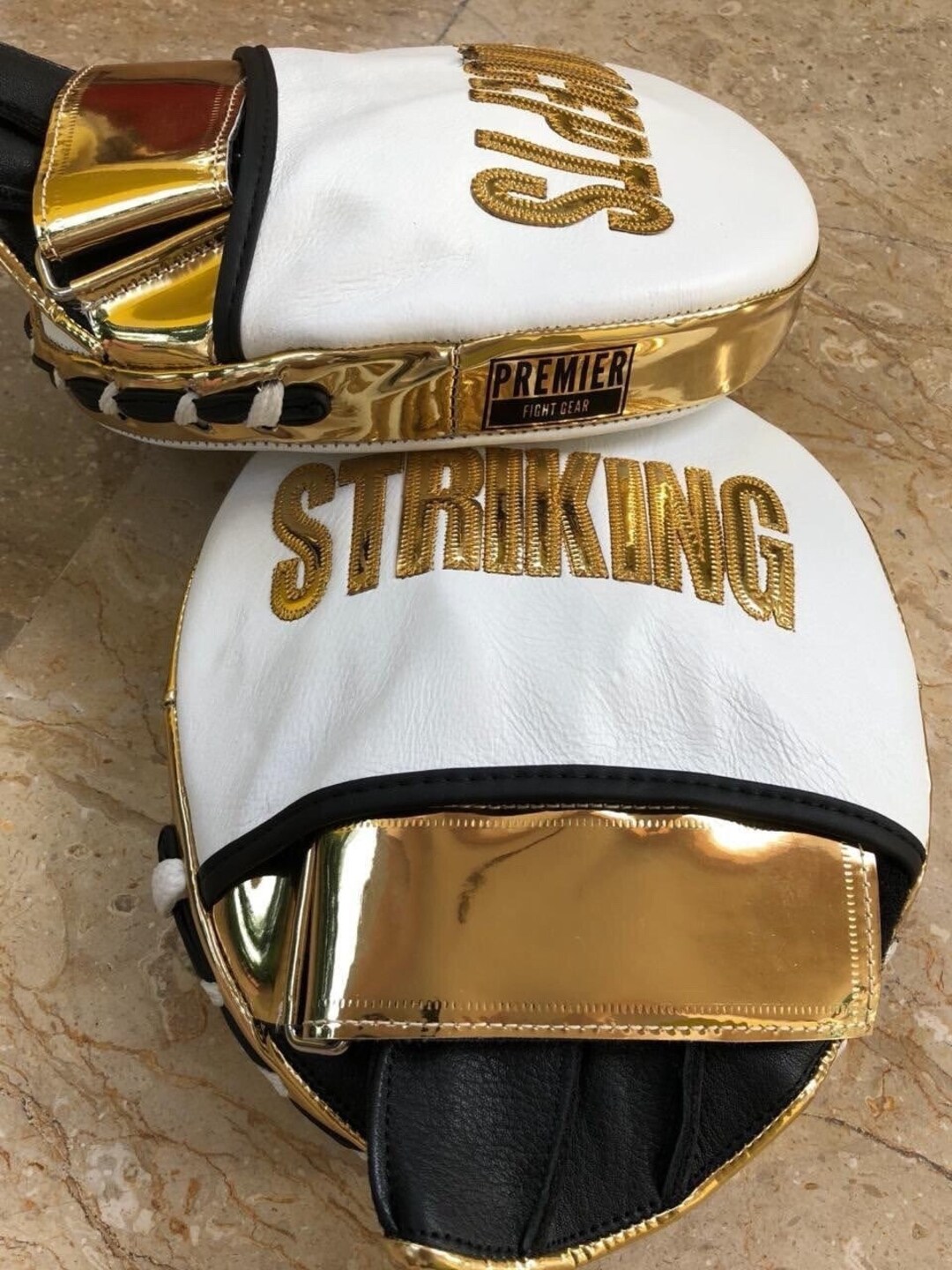 Personalised Boxing Focus Pad, Gift for Boxer, Boxing Glove Metallic ...