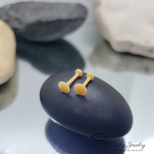 Bioflex Flesh Tone Retainer With Removable Top ~ PTFE ~ Lip Labret ~ 16 ...