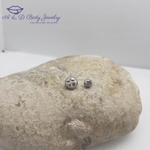 Screw Dermal Anchor Top 14 Gauge - Etsy