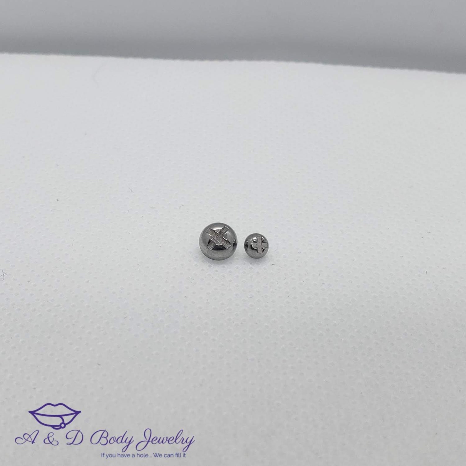 Screw Dermal Anchor Top 14 Gauge - Etsy
