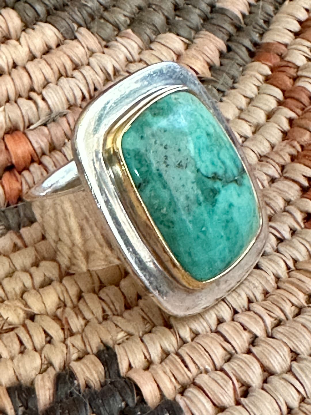 RARE Karl Lee Natural Fox Turquoise Ring Sterling Silver 22k Artisan ...