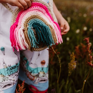 Rainbow Toddler Purse, Toddler Crossbody Purse, Mini Shoulder Purse ...