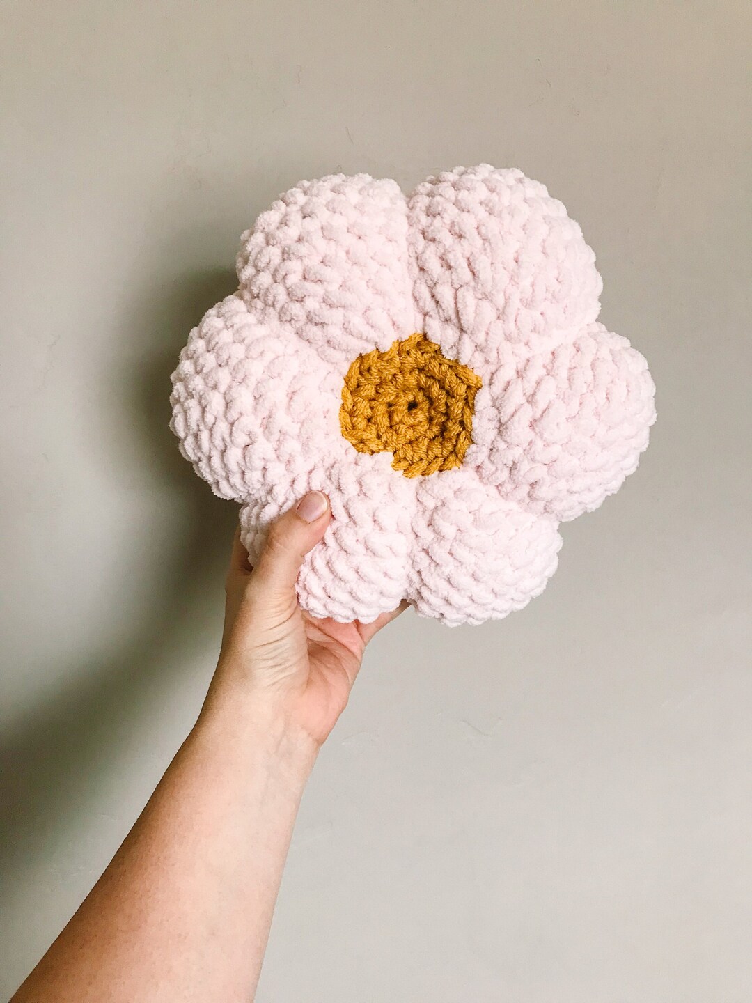 Mini Retro Flower Pillow - Etsy