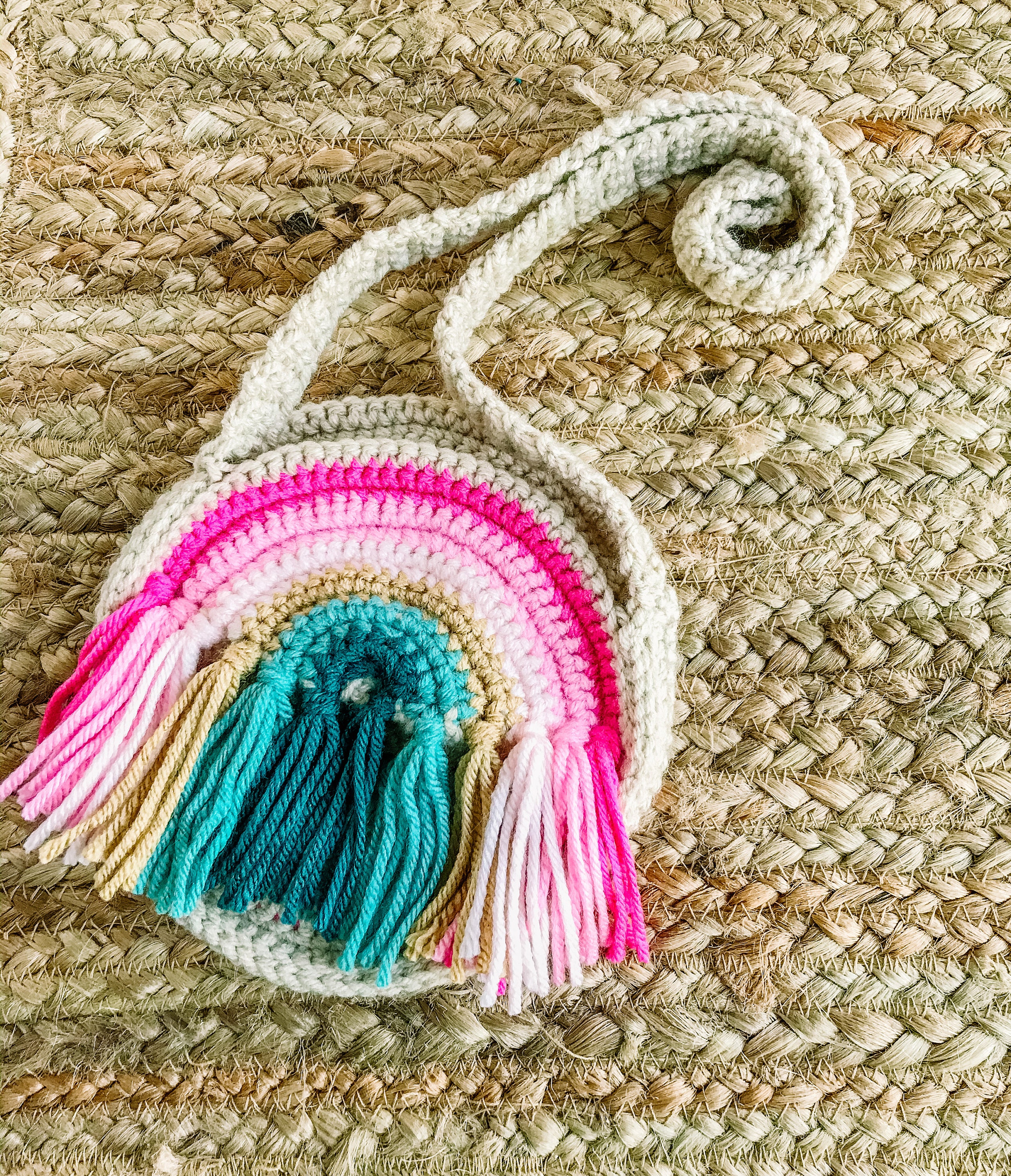 Rainbow Toddler Purse, Toddler Crossbody Purse, Mini Shoulder Purse ...