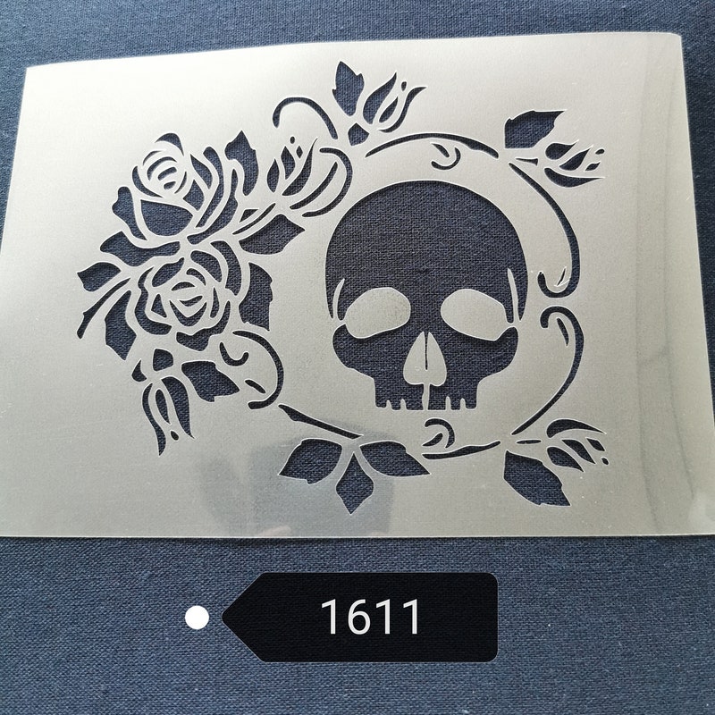 Skull Stencil - Etsy