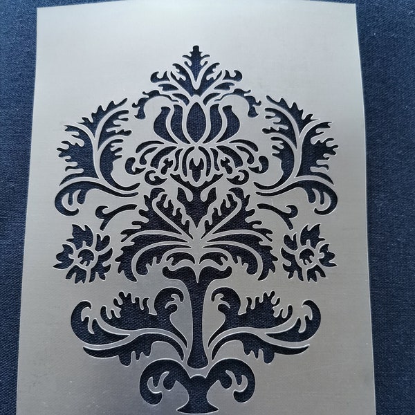 Damask Stencil - Etsy