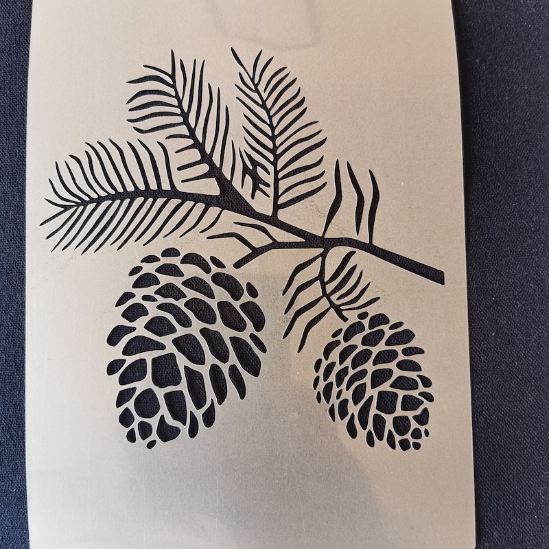 Pine Cone Stencil - Etsy