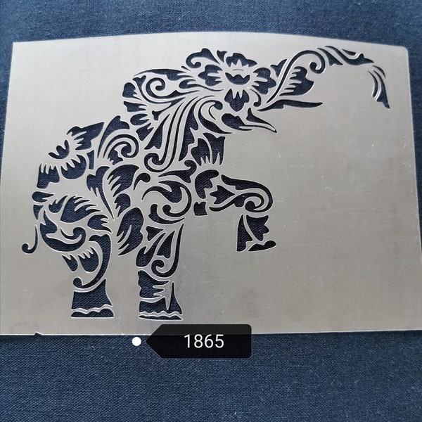 Elephant Stencil - Etsy