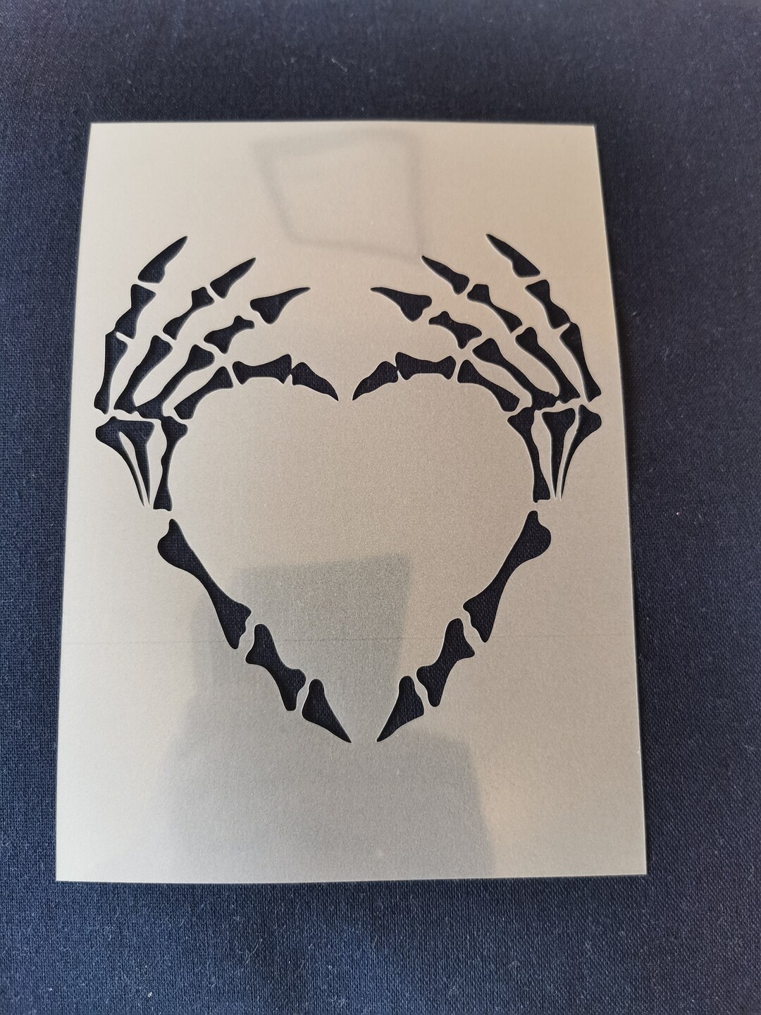 Bone Heart Stencil,flexible,reusable,125mic,wall Decor,home Decor ...