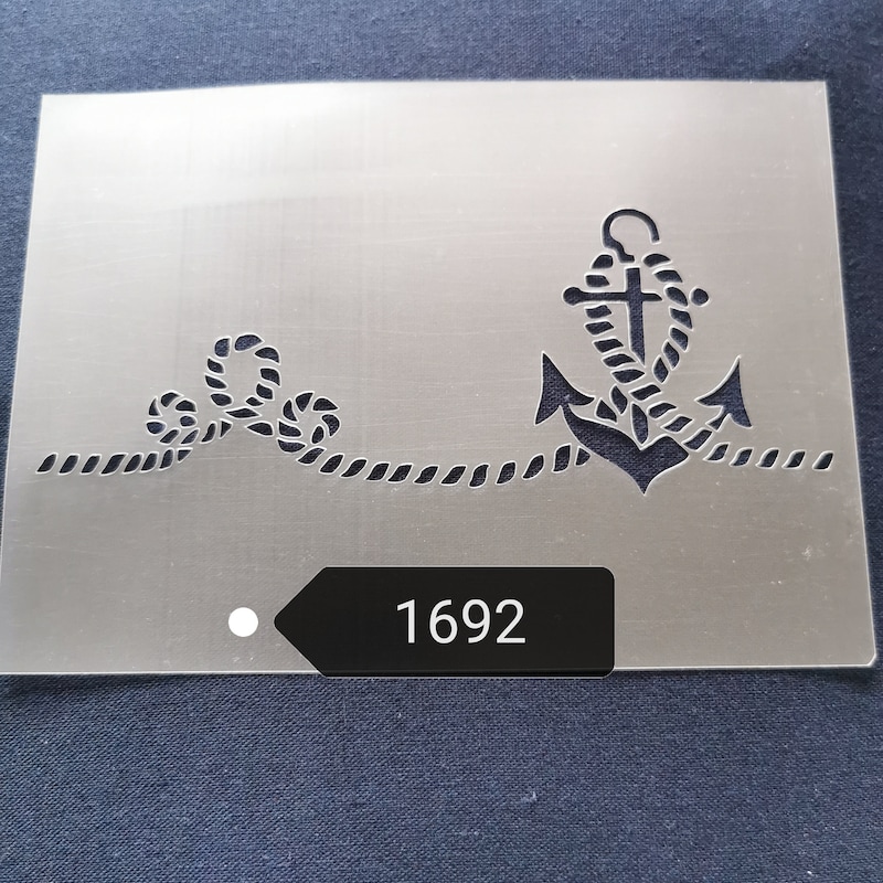 Anchor Stencil - Etsy