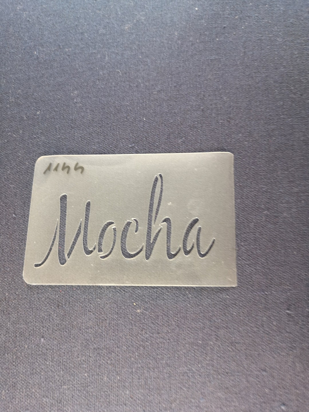 Mocha Sign Stencil,flexible,reusable,125micron,wall Decor,home Decor ...