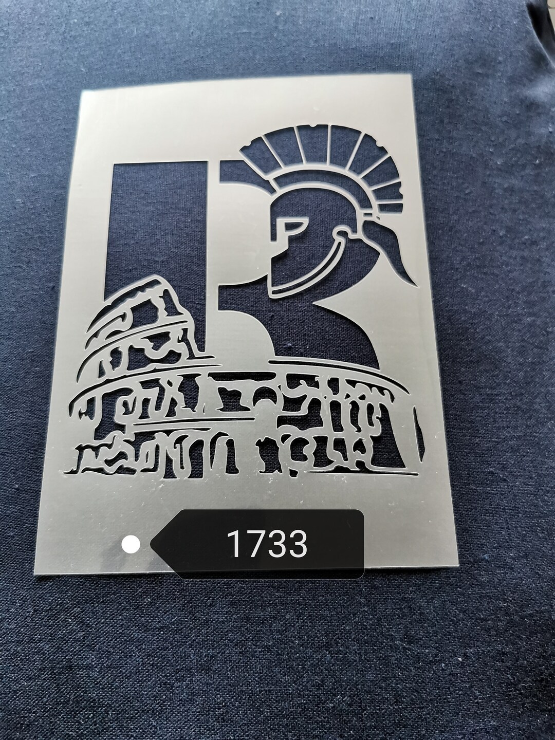 Rome Stencil,flexible,reusable,125mic,wall Decor,home Decor,furniture ...