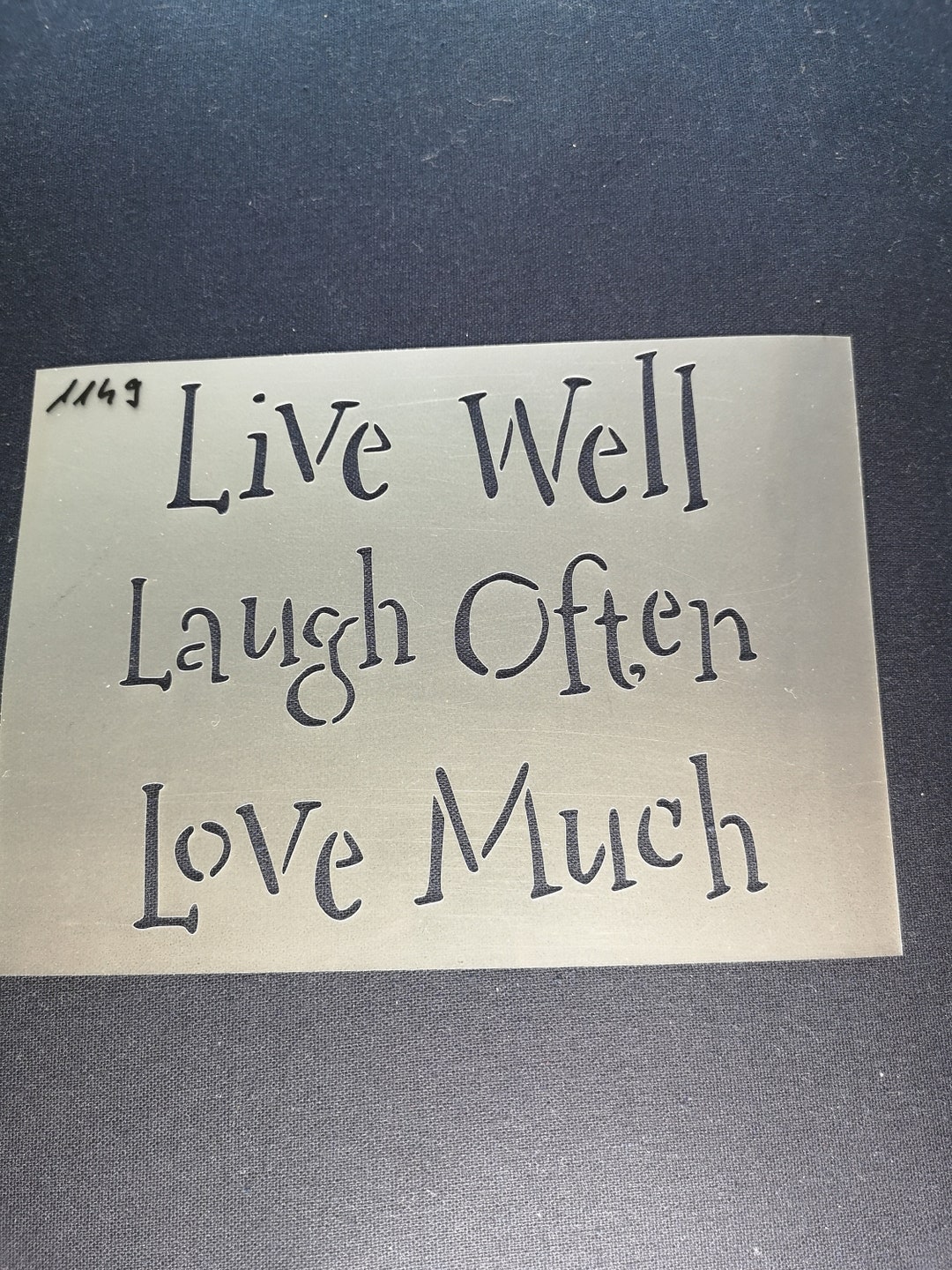 Live Laugh Love Stencil,flexible,reusable,125mic,wall Decor,home Decor ...