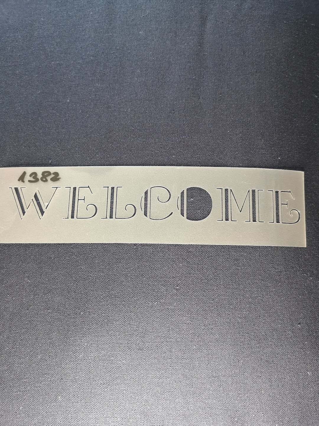 Welcome Sign Stencil,flexible,reusable,125micron,wall Decor,home Decor ...
