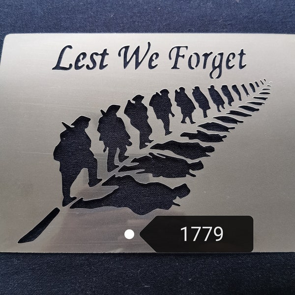 Lest We Forget Silhouette - Etsy UK
