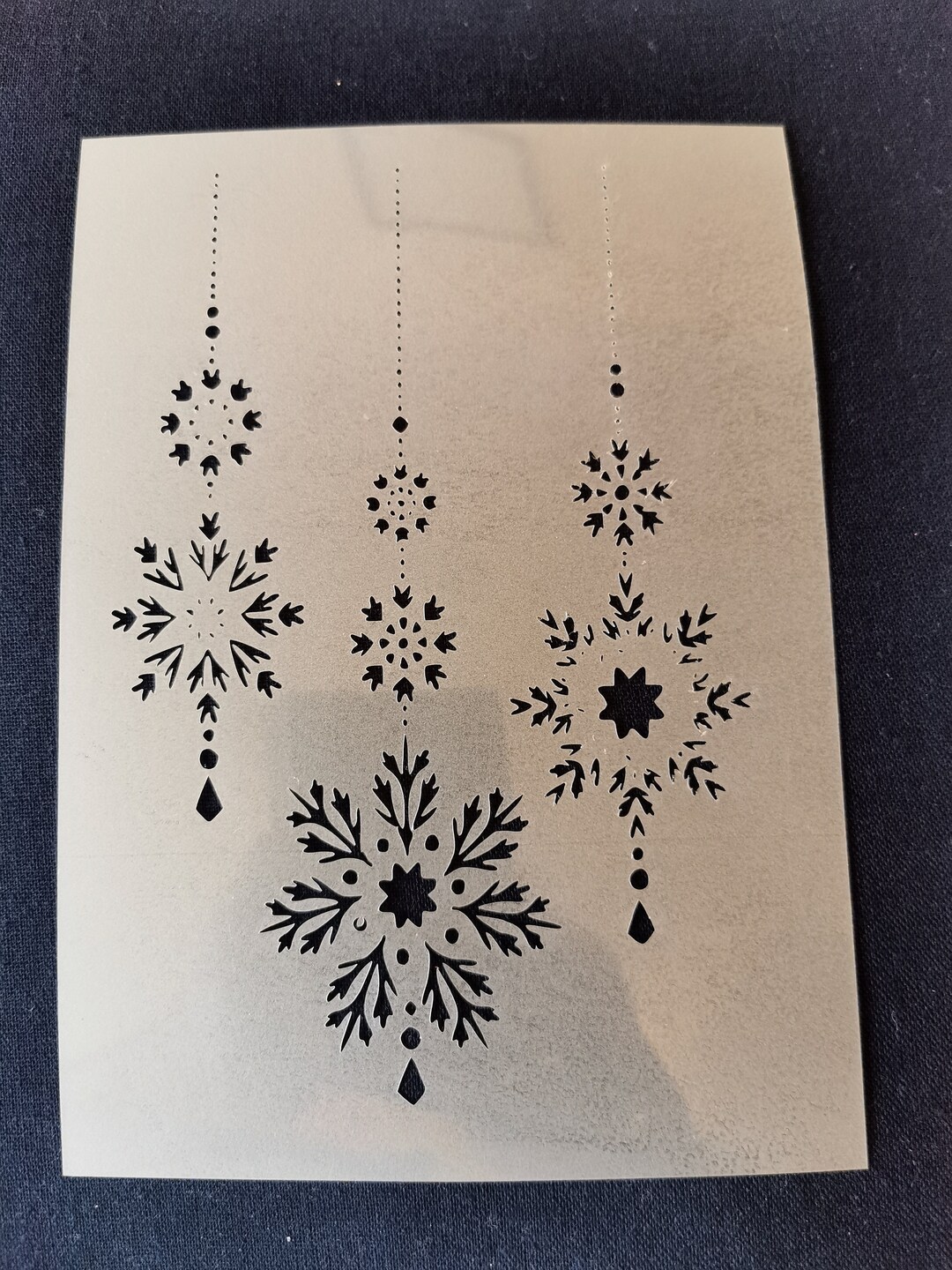 Snowflakes Stencil,flexible,reusable,125mic,wall Decor,home Decor ...