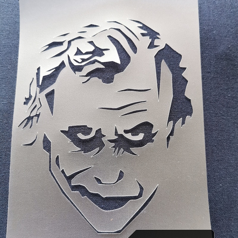 Joker Stencil - Etsy