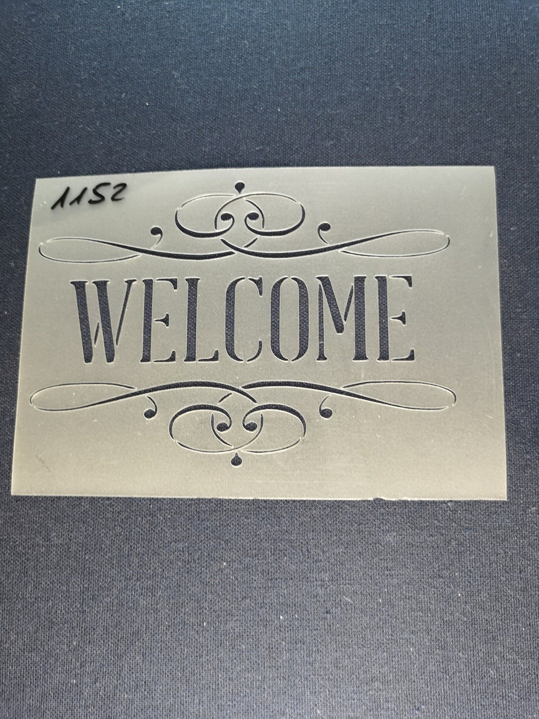 Welcome Sign Stencil,flexible,reusable125micron,wall Decor,home Decor ...