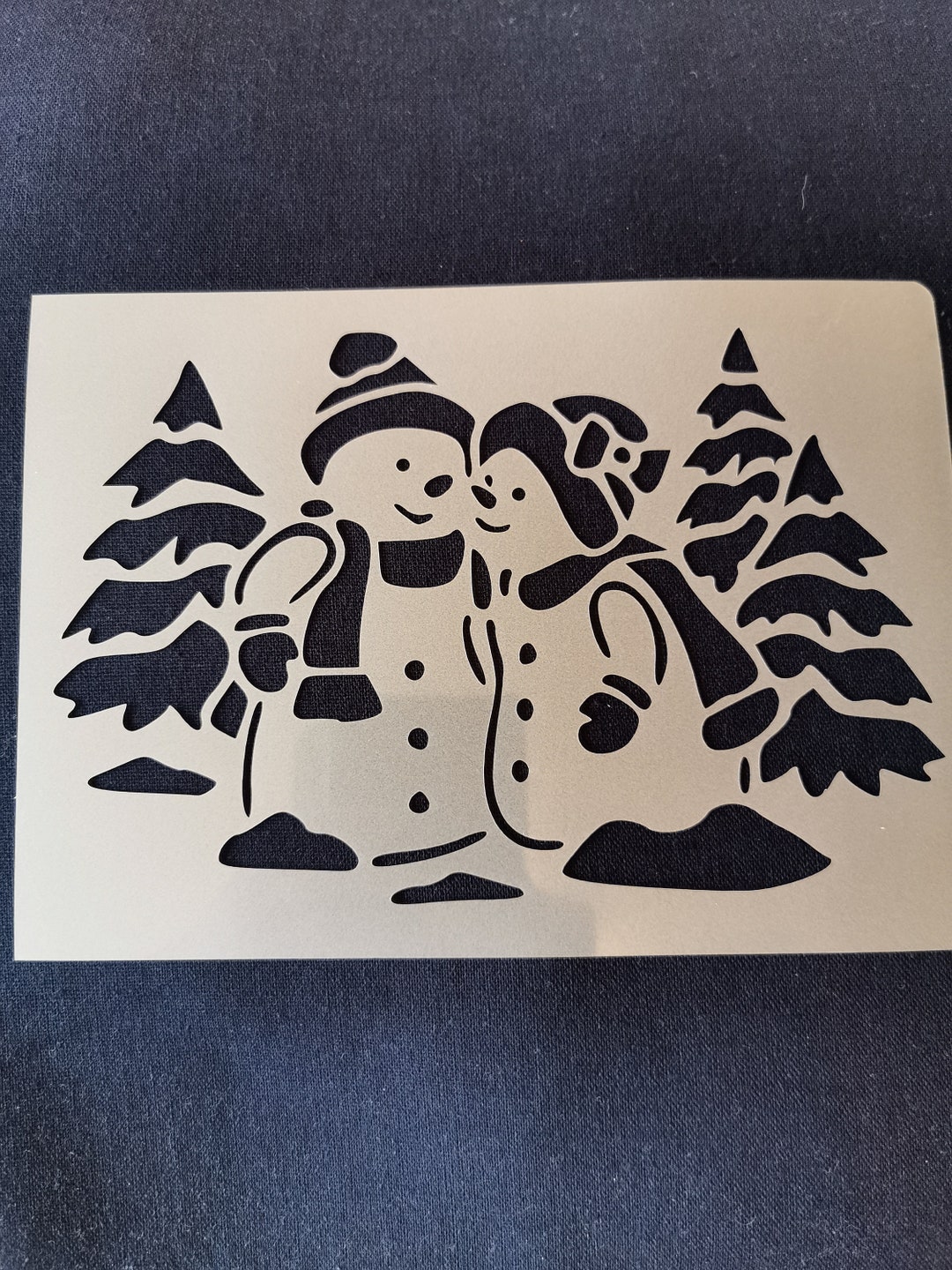 Christmas Stencil,flexible,reusable,125mic,wall Decor,home Decor ...