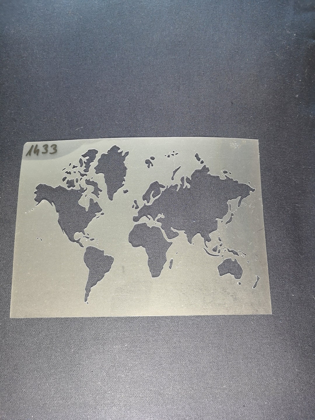 World Map Stencil,flexible,reusable,125micron,wall Decor,home Decor ...