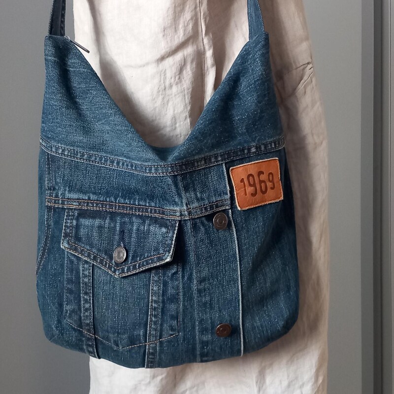 Denim Cross Body Bag - Etsy