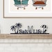 SALT LIFE Sign- Window Sign- Mantel Sign-kids Room- Livingroom- Boho ...