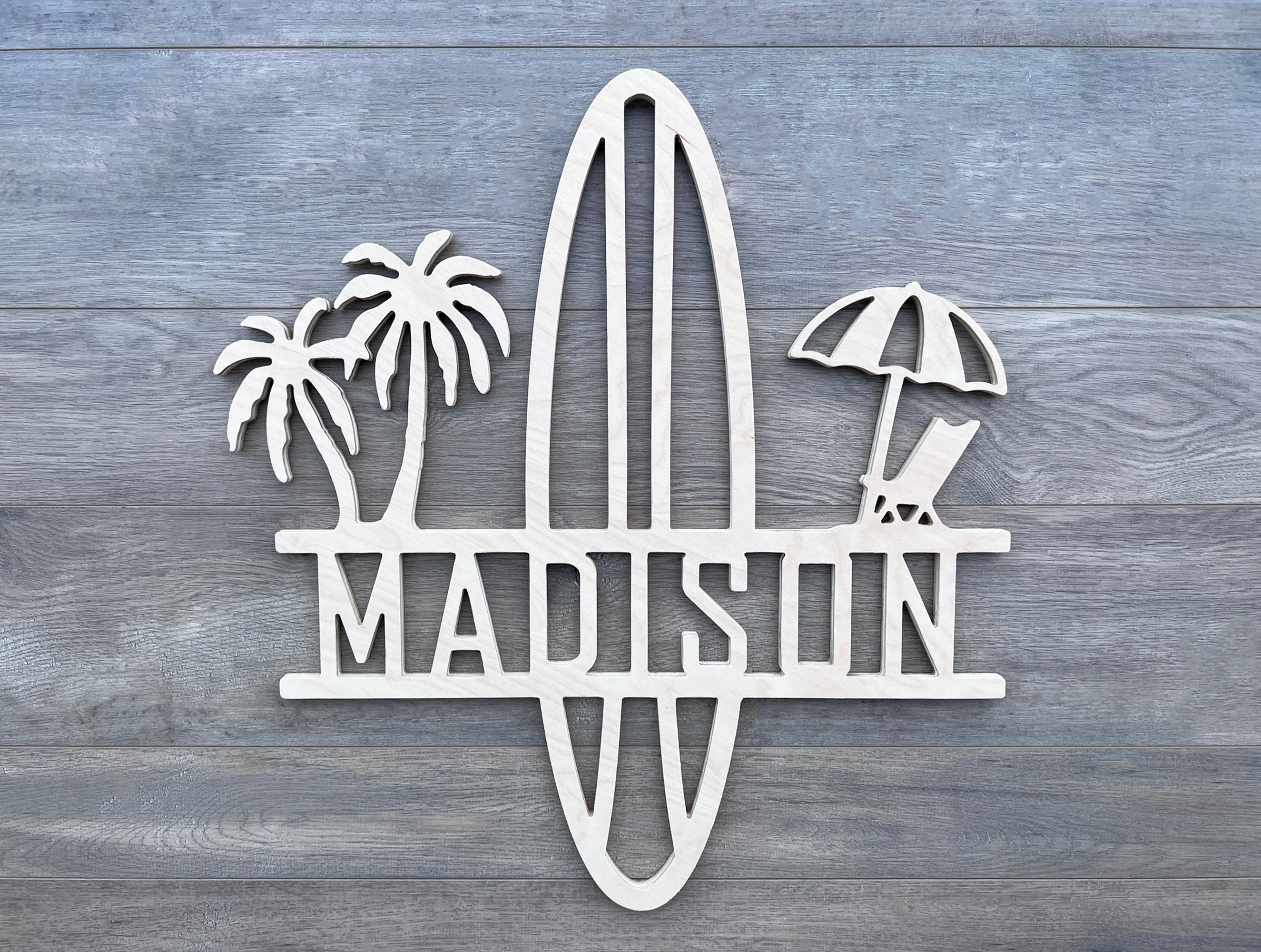 KIDS SURF NAME Sign Surfer Kids Room Sign Surfer Girl Room - Etsy