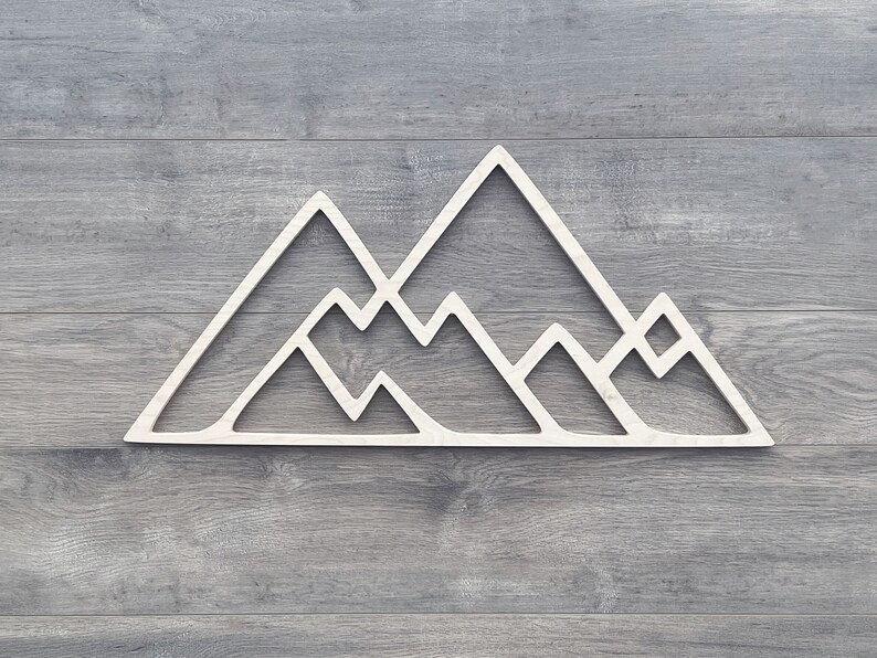 MOUNTAIN RIDGE Sign-wood Sign-cut Out Wood Sign-custom - Etsy