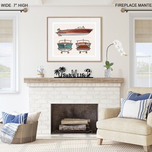 SALT LIFE Sign- Window Sign- Mantel Sign-kids Room- Livingroom- Boho ...