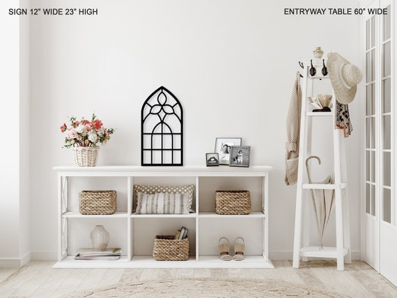 CHURCH WINDOW FRAME 4 Sign-wood Sign-vintage Window Cut Out - Etsy