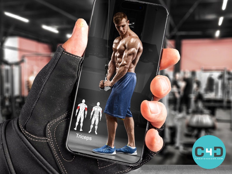 Muscles SVG Bundle-editable Muscles-highlight Muscle Gym Poster- Muscle ...