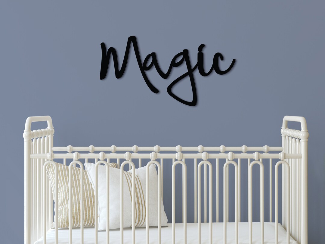 MAGIC WOOD SIGN Custom Wood Word Sign Wall Decor-bedroom - Etsy