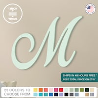 Last Name Letter Monogram, Custom Wedding Decor Sign, Wall Initial With ...