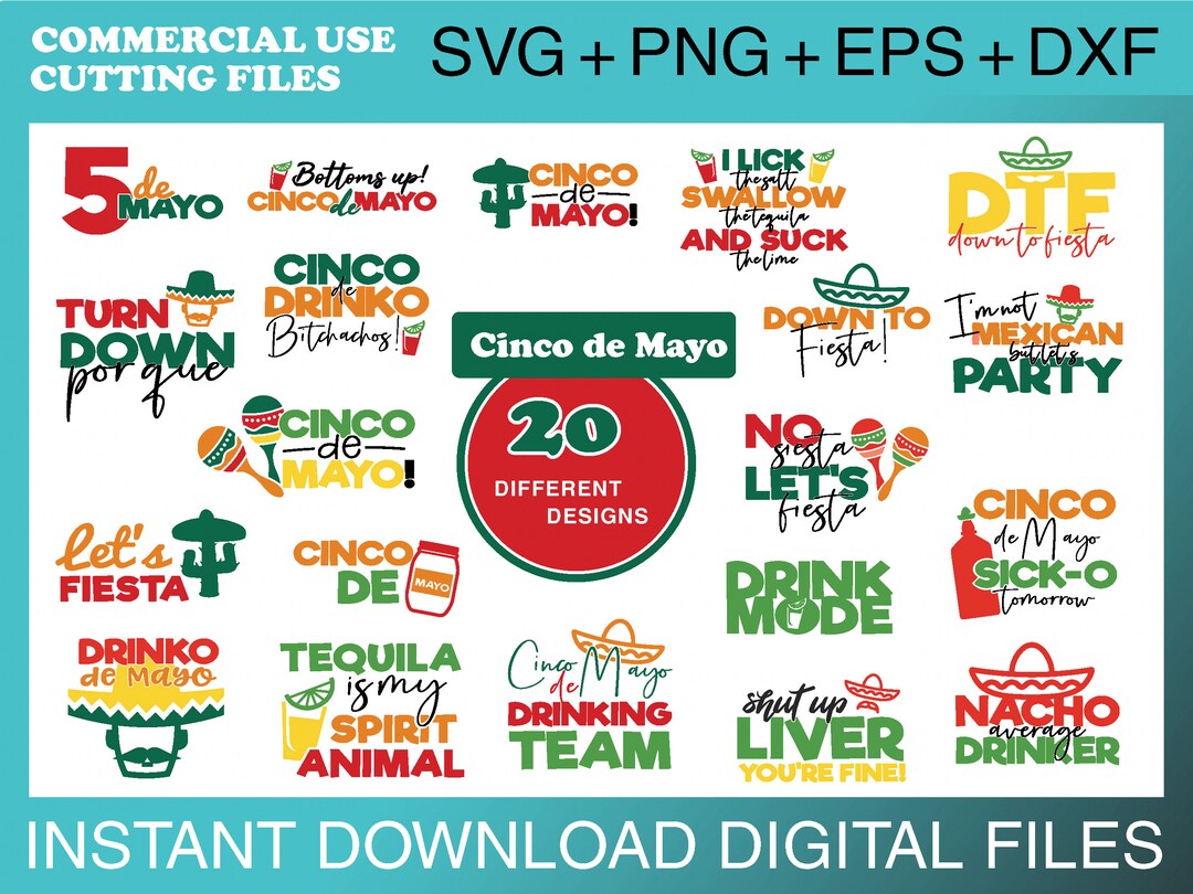 Cinco De Mayo Svg - May 5th Fiesta Svg- Mexico Svg-fiesta Png-cinco De ...