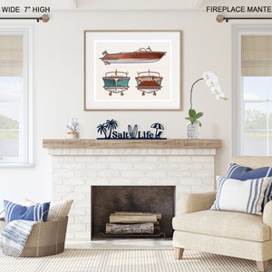 SALT LIFE Sign- Window Sign- Mantel Sign-kids Room- Livingroom- Boho ...