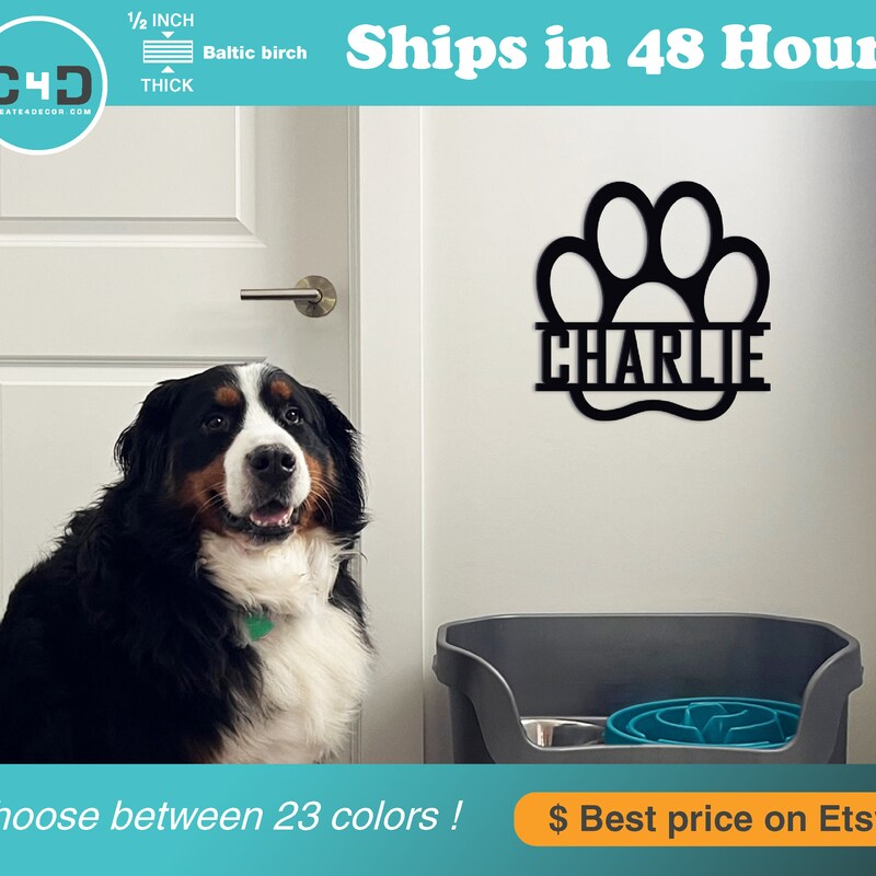 Custom Dog Name - Etsy
