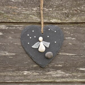 Sea Glass Fairy Angel Pebble Art Guardian Angels sea Glass - Etsy