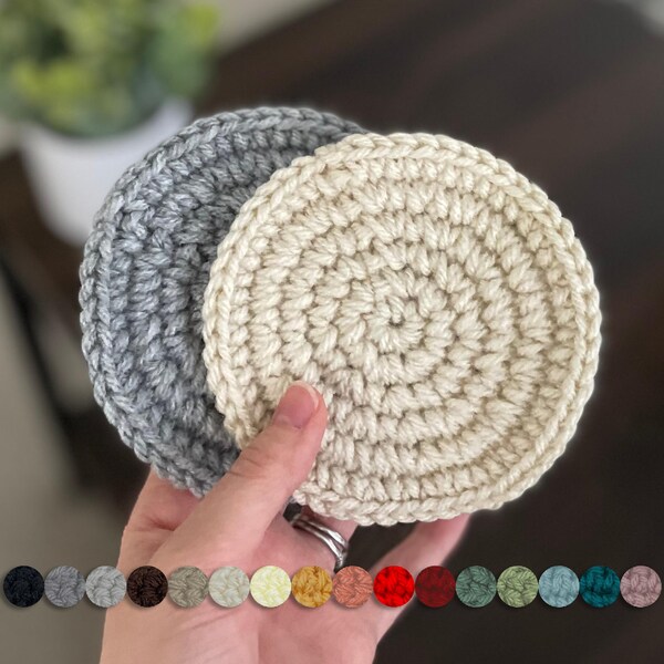 Crochet Coaster Set - Etsy