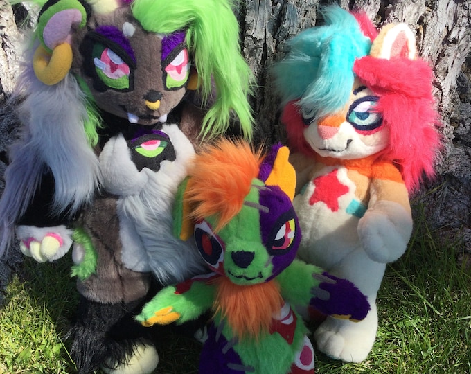 Custom Teddy Style Plush Furry Fursona - Etsy