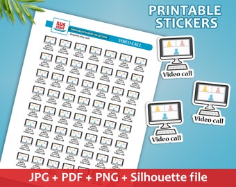 Planner Stickers Planner Girl Phone Call - Etsy