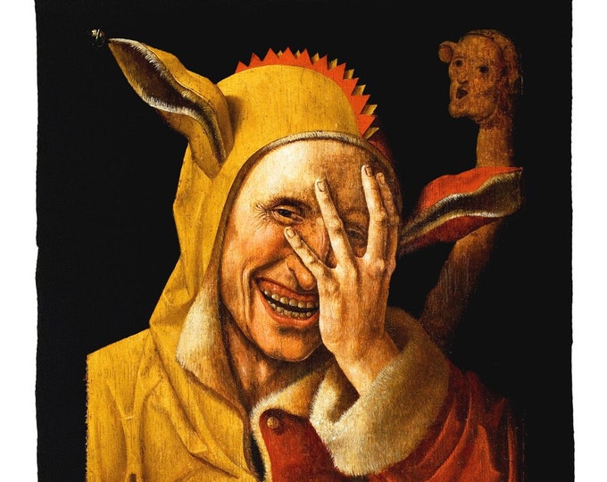 The Laughing Fool Back Patch by Jacob Cornelisz Van Oostsanen, the ...