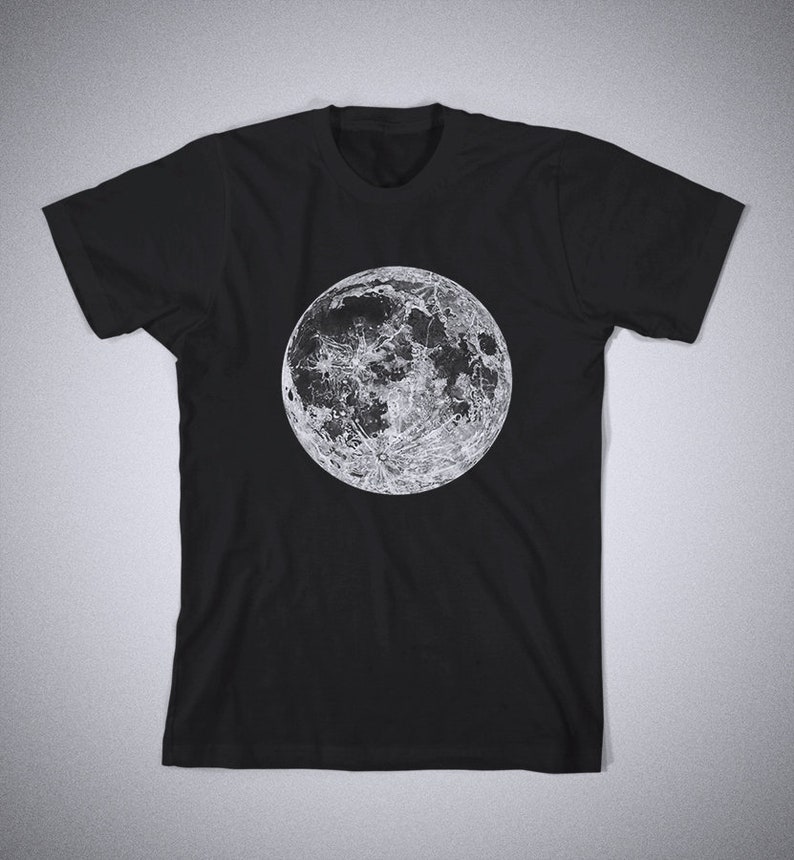 FULL MOON Shirt Viewed in Full Sunlight Moon Stipple - Etsy