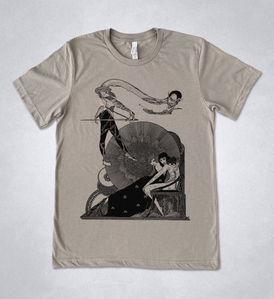 HARRY CLARKE T-shirt - Tailpiece Illustration for Goethe's Faust, Book ...