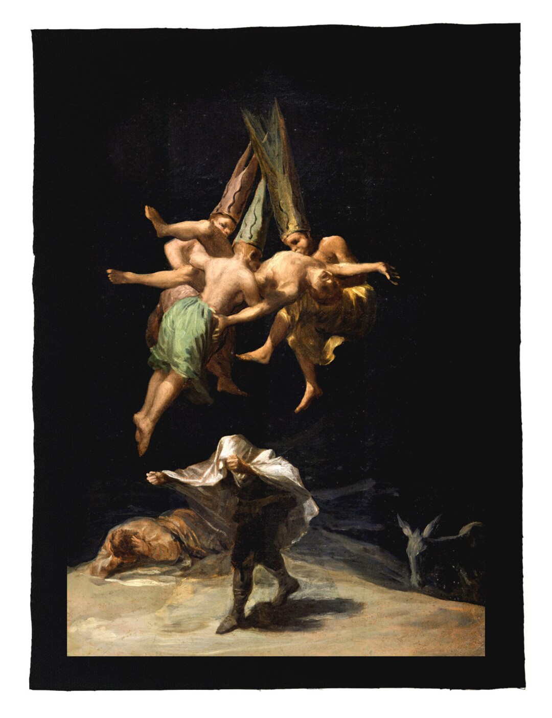 Francisco De Goya Back Patch - Witches in the Air, Witches' Sabbath ...