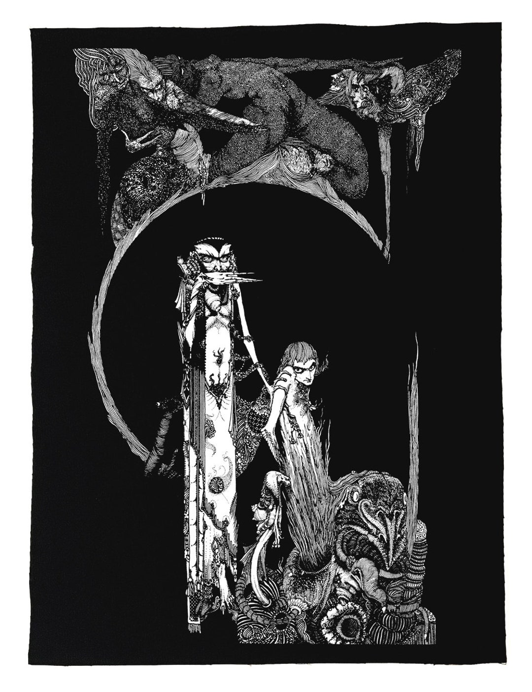 Harry Clarke Back Patch - Faust, Harry Clarke Goethe's Faust ...