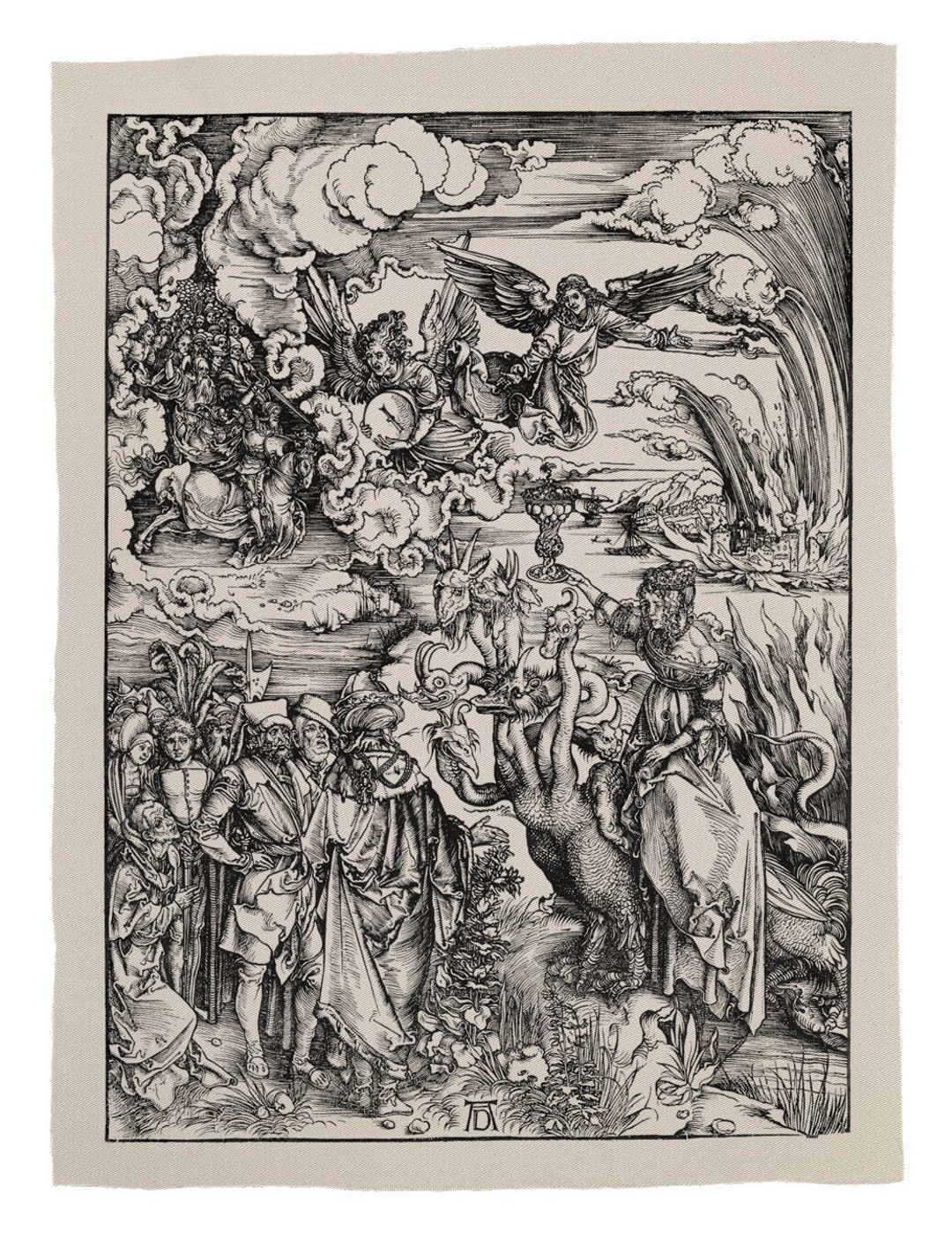 Albrecht Durer Back Patch - the Whore of Babylon, Renaissance Classical ...