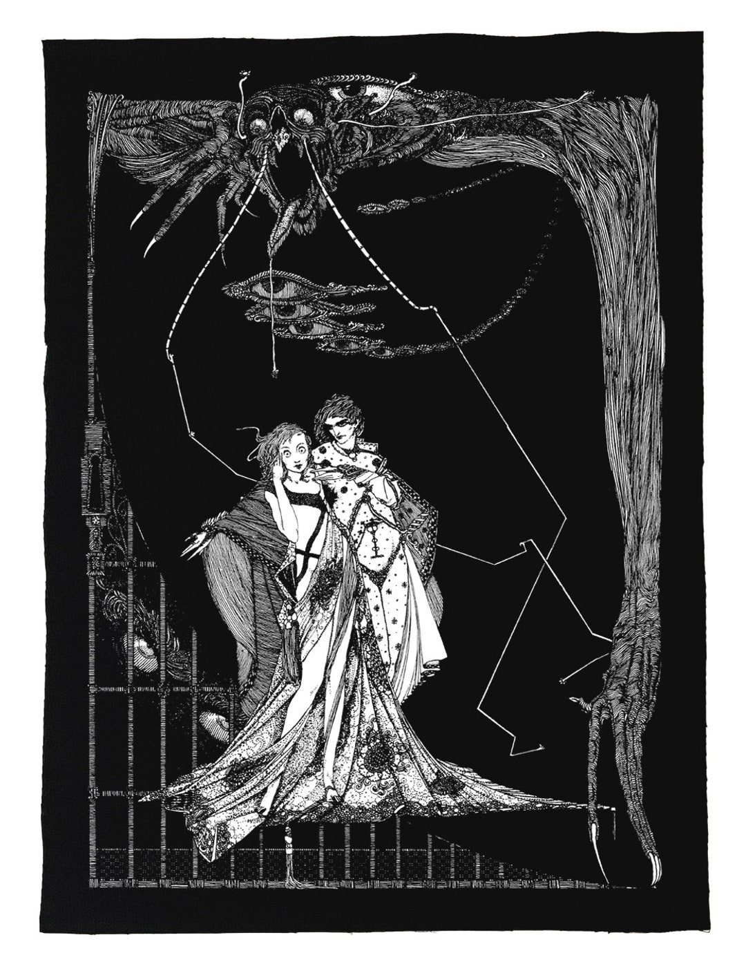 Harry Clarke Back Patch - Faust, Harry Clarke Goethe's Faust ...