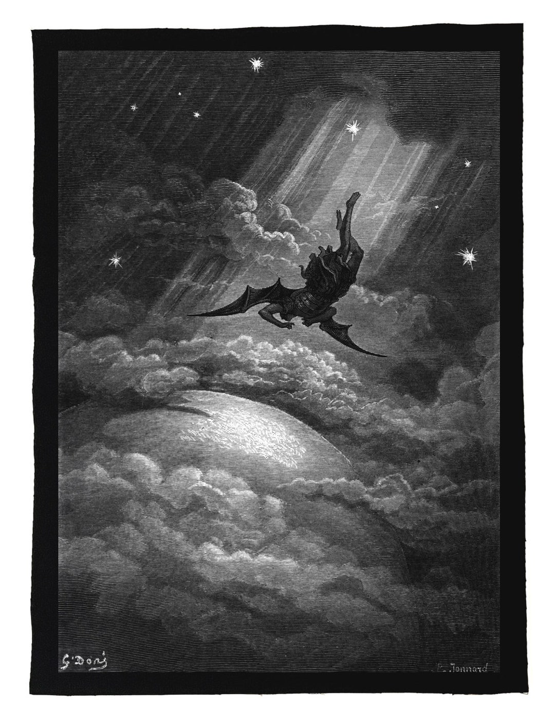Gustave Dore Back Patch - Art Back Patch, Gustave Dore Illustration ...